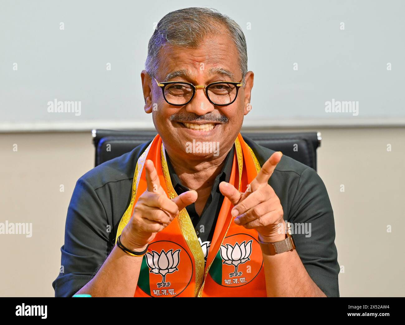 Mumbai, India. 06th May, 2024. MUMBAI, INDIA - MAY 6: BJP candidate for Mumbai North Central Lok ...