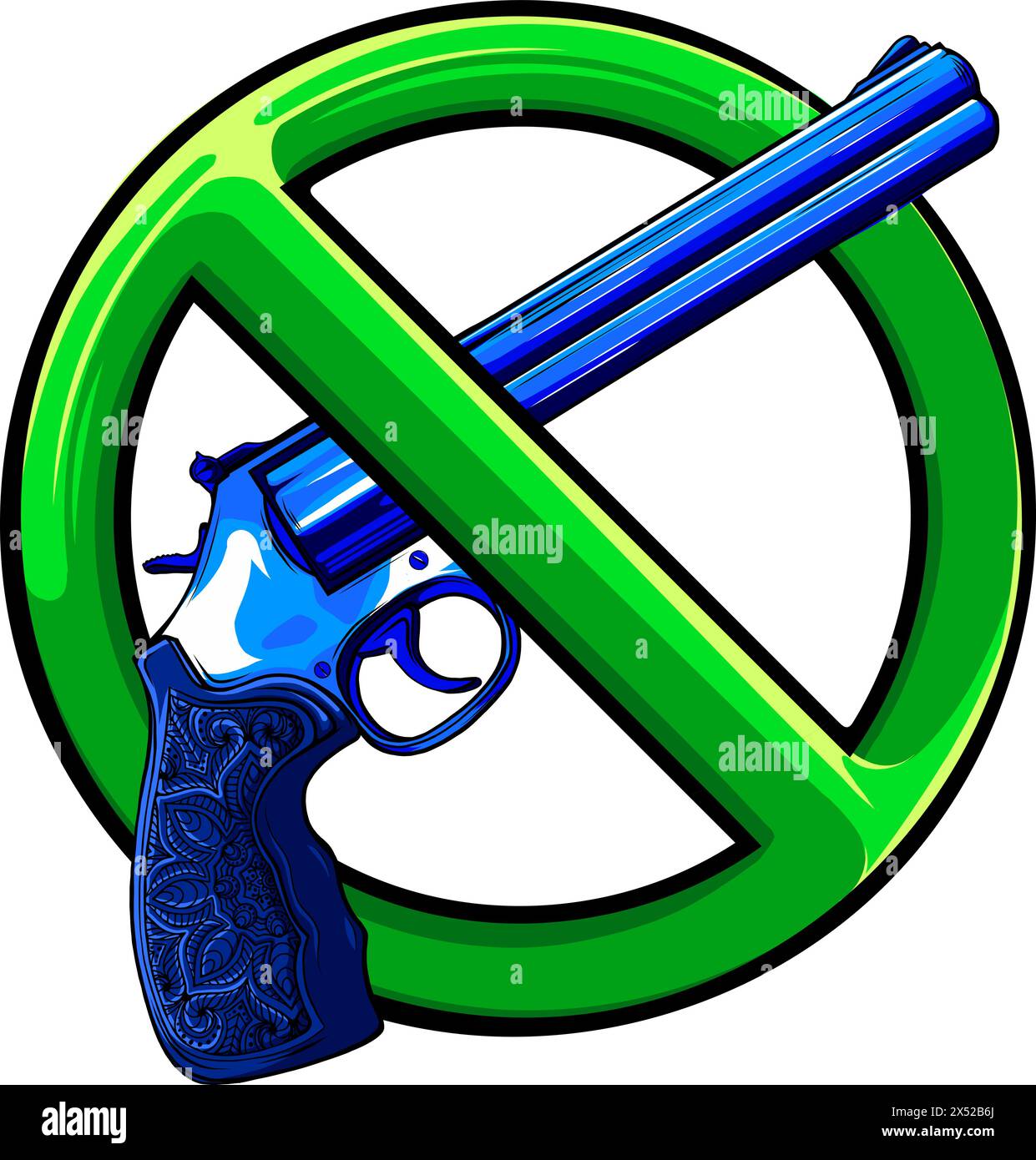 Revolver Pistol. Vintage Colt Revolver vector illustration Stock Vector ...