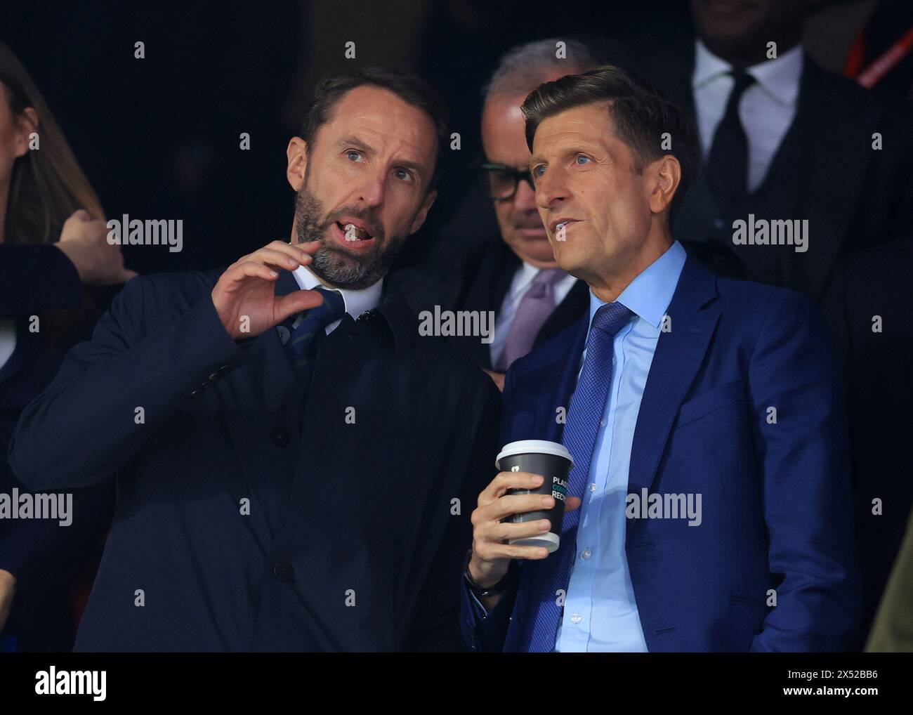 London, UK. 6th May, 2024. England Manager Gareth Southgate and Crystal ...