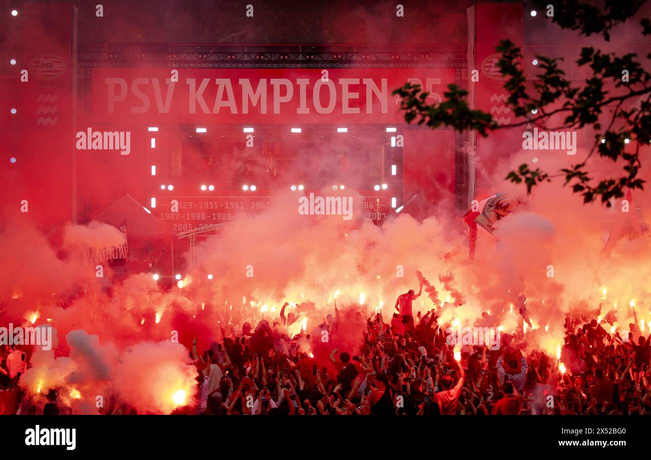 Eindhoven, Netherlands. 06th May, 2024. EINDHOVEN - The PSV selection ...