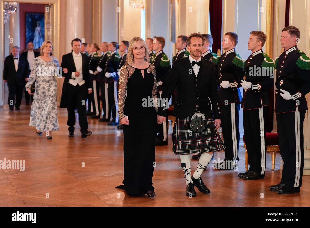Oslo 20240506.Oslo's mayor Anne Lindboe in procession before the gala ...