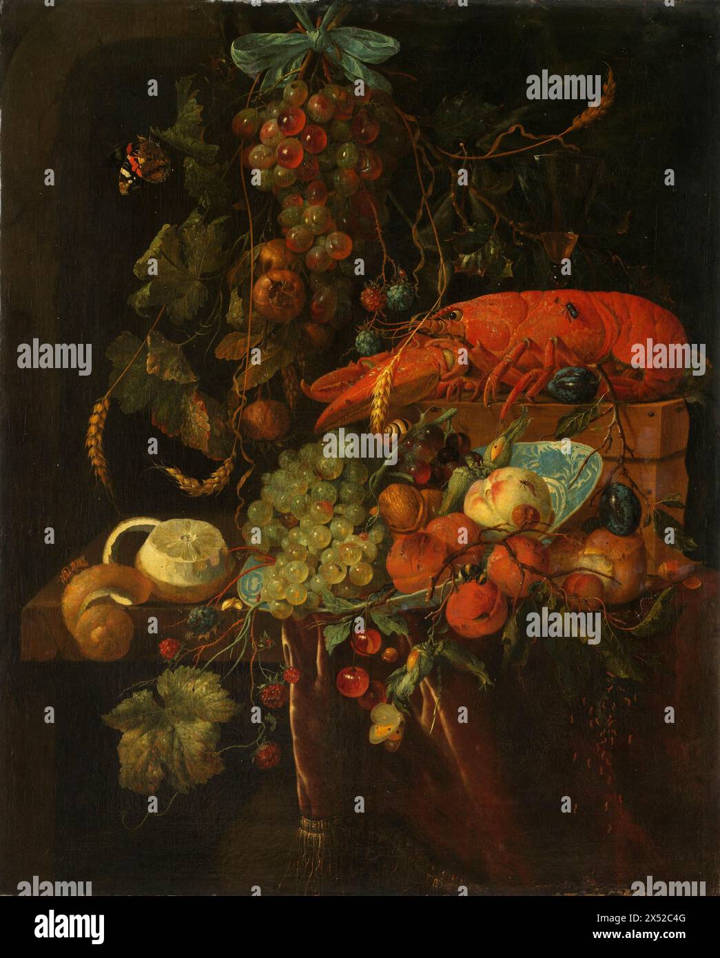 Still Life with Fruit and a Lobster. Jan Davidsz. de Heem (copy after ...
