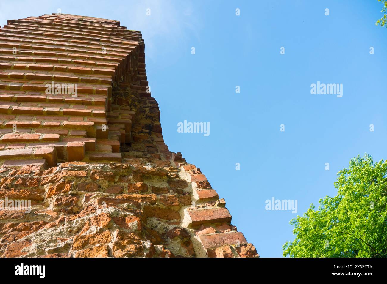 A harmonious blend of history and restoration, this image shows ancient ...