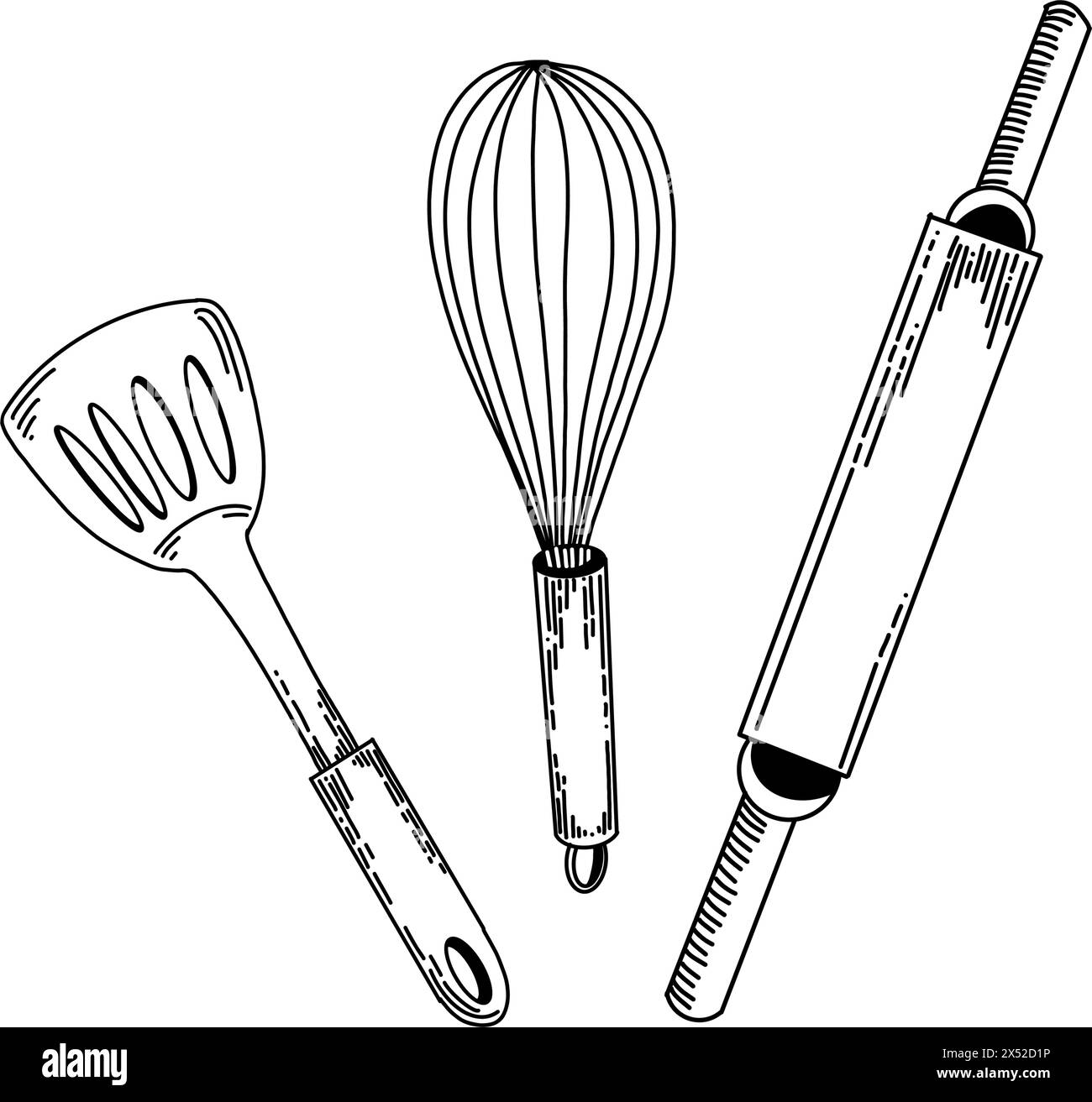 Rolling pin icon in Cut Out Stock Images & Pictures - Alamy