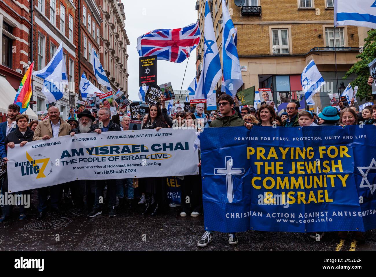 March for Life, London, UK. 6th May 2024. Almost 1500 people of many ...