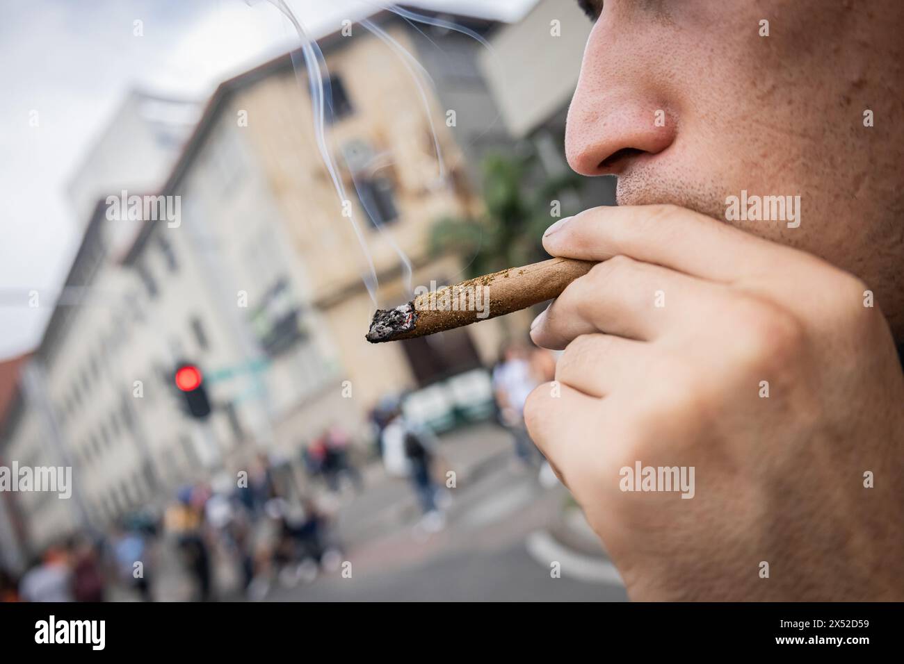 Bogota, Colombia. 04th May, 2024. Demonstrators take part during the ...