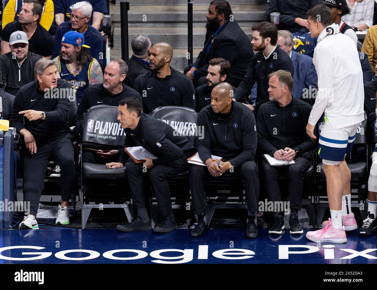 Denver, United States. 06th May, 2024. Minnesota Timberwolves head ...
