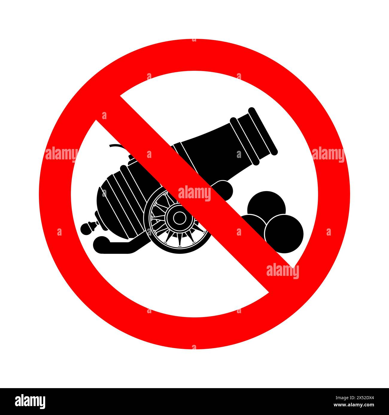 Artillery warning sign Stock Vector Images - Alamy