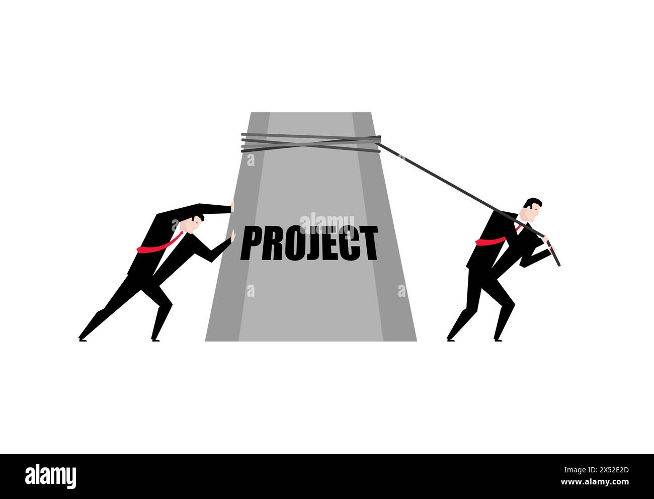 Project man Stock Vector Images - Alamy