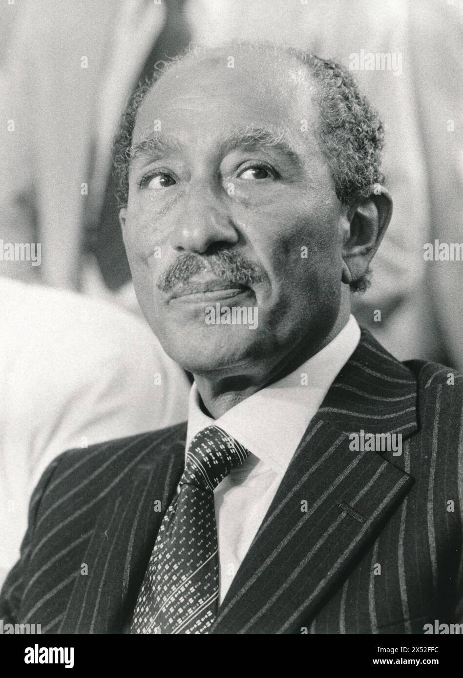 The President of Egypt Anwar Sadat in 1979 *** The President of Egypt ...
