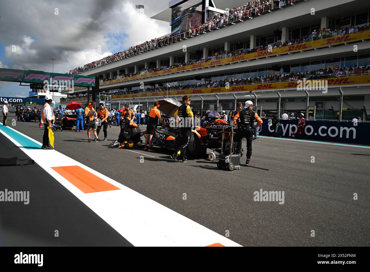 Miami, Mezzolombardo, USA. 5th May, 2024. British driver LANDO NORRIS ...