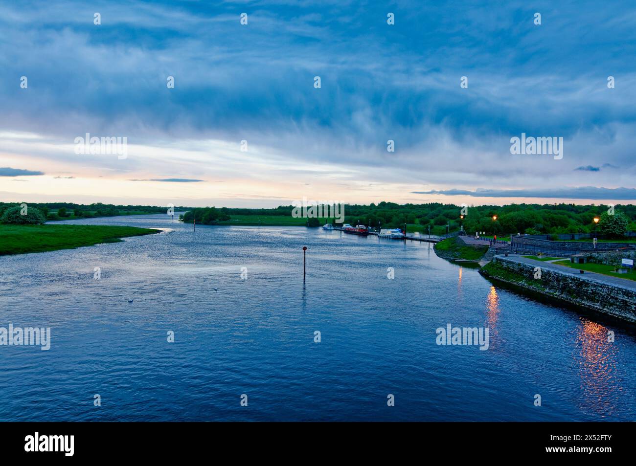 Marina In Shannonbridge On The River Shannon In Ireland Stock Photo - Alamy