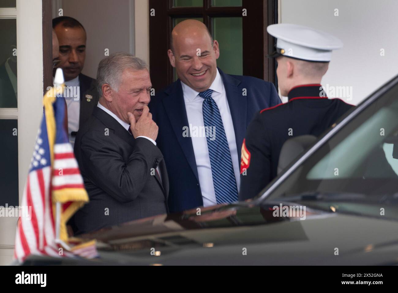 King Abdullah II of Jordan departs after meeting with United States ...