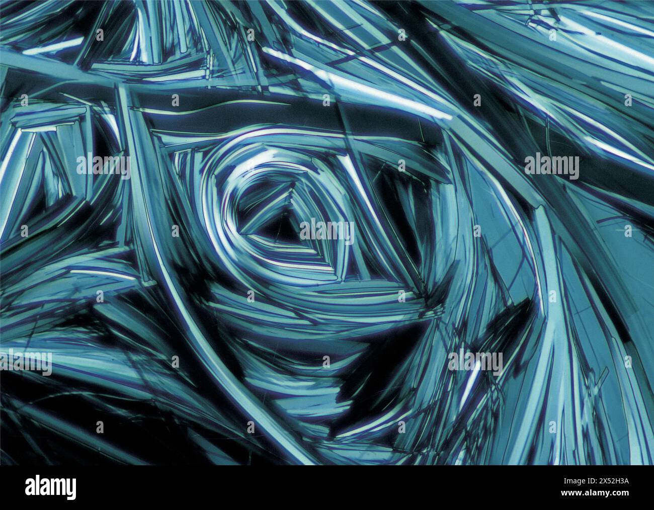 Ethereal Abstract Microscopic Ice Shard Texture Stock Photo - Alamy