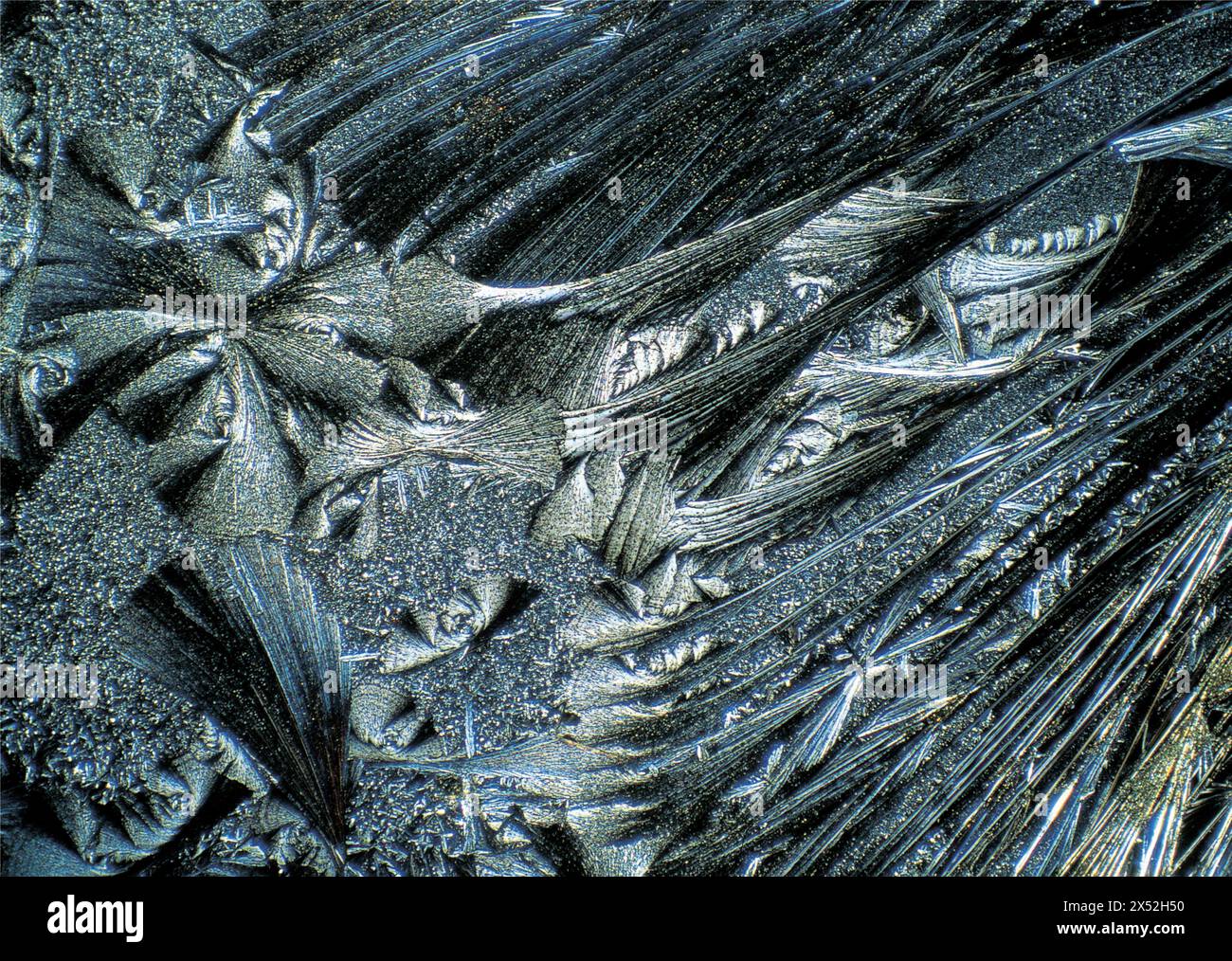 Ethereal Abstract Microscopic Ice Shard Texture Stock Photo - Alamy