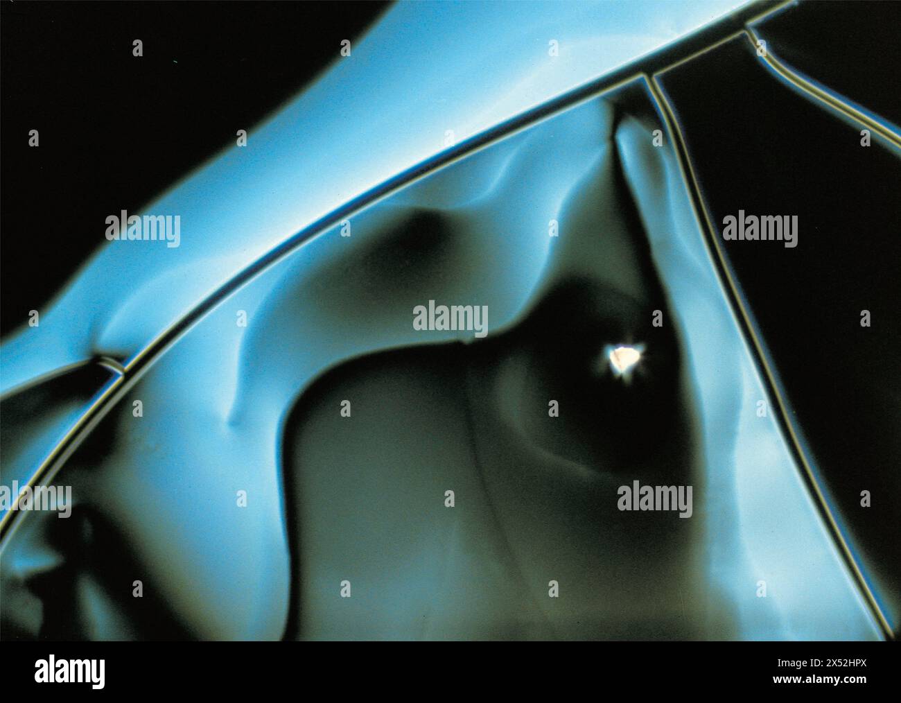 Ethereal Abstract Microscopic Ice Shard Texture Stock Photo - Alamy