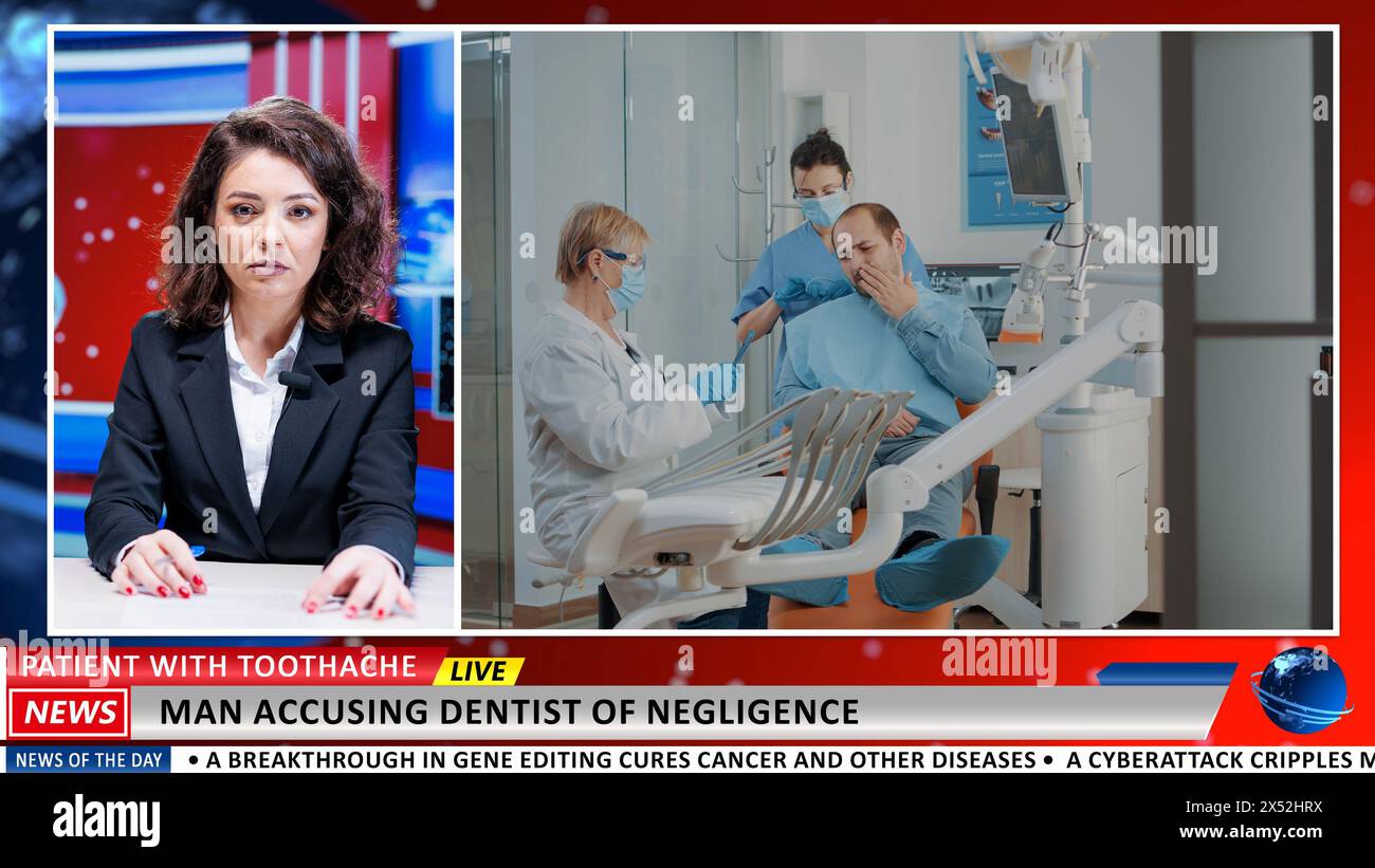 Worrying details about dentist incompetence on live tv program ...