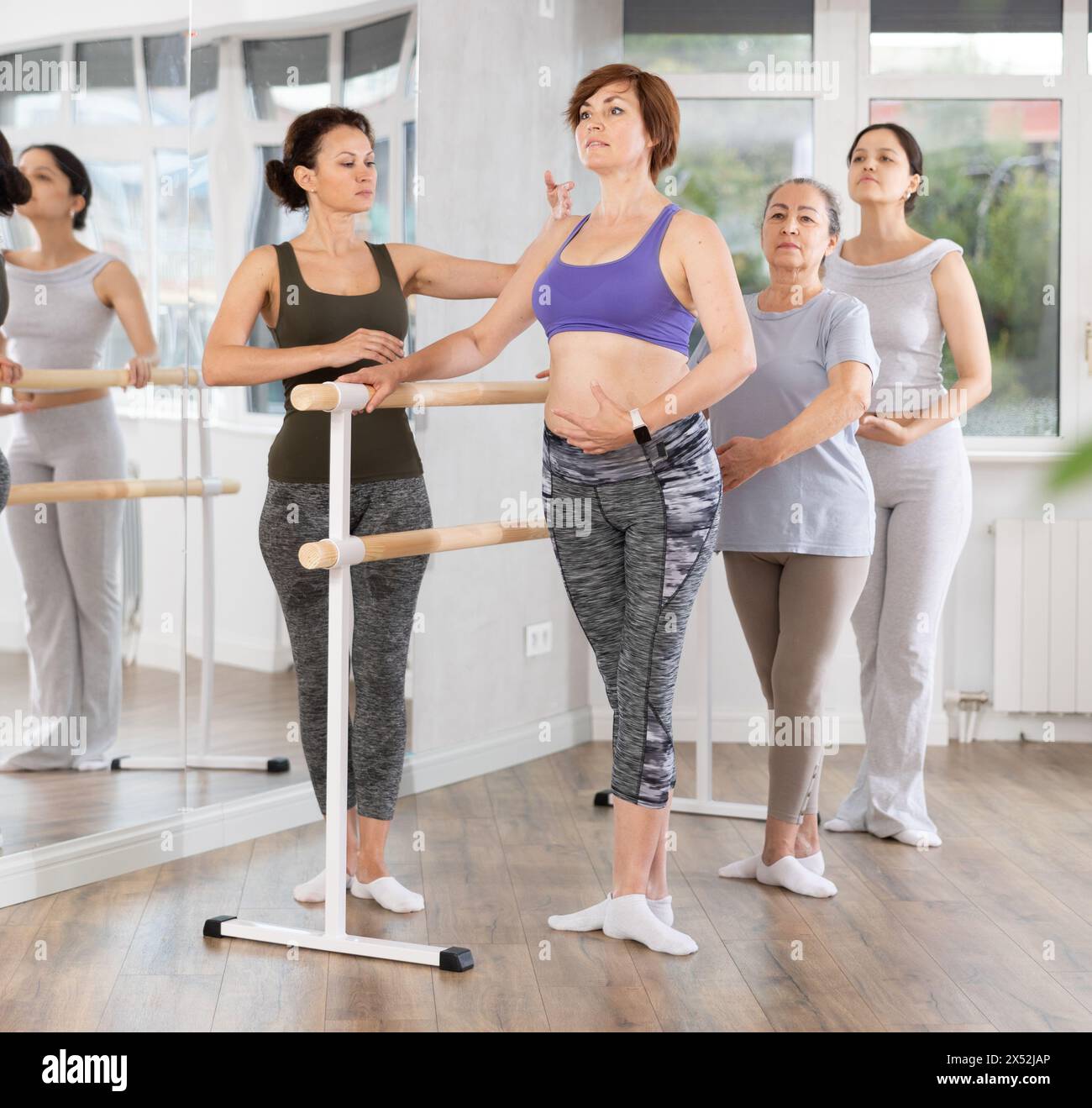 Ballerina practice ballet positions hi-res stock photography and images ...