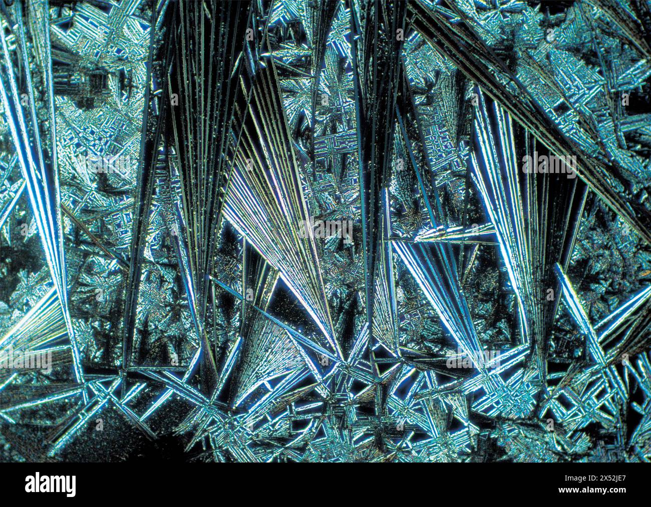 Ethereal Abstract Microscopic Ice Shard Texture Stock Photo - Alamy