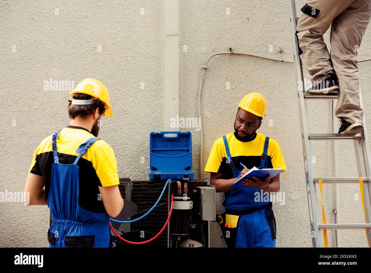 Proficient expert using professional pressure benchmarking tools to ...