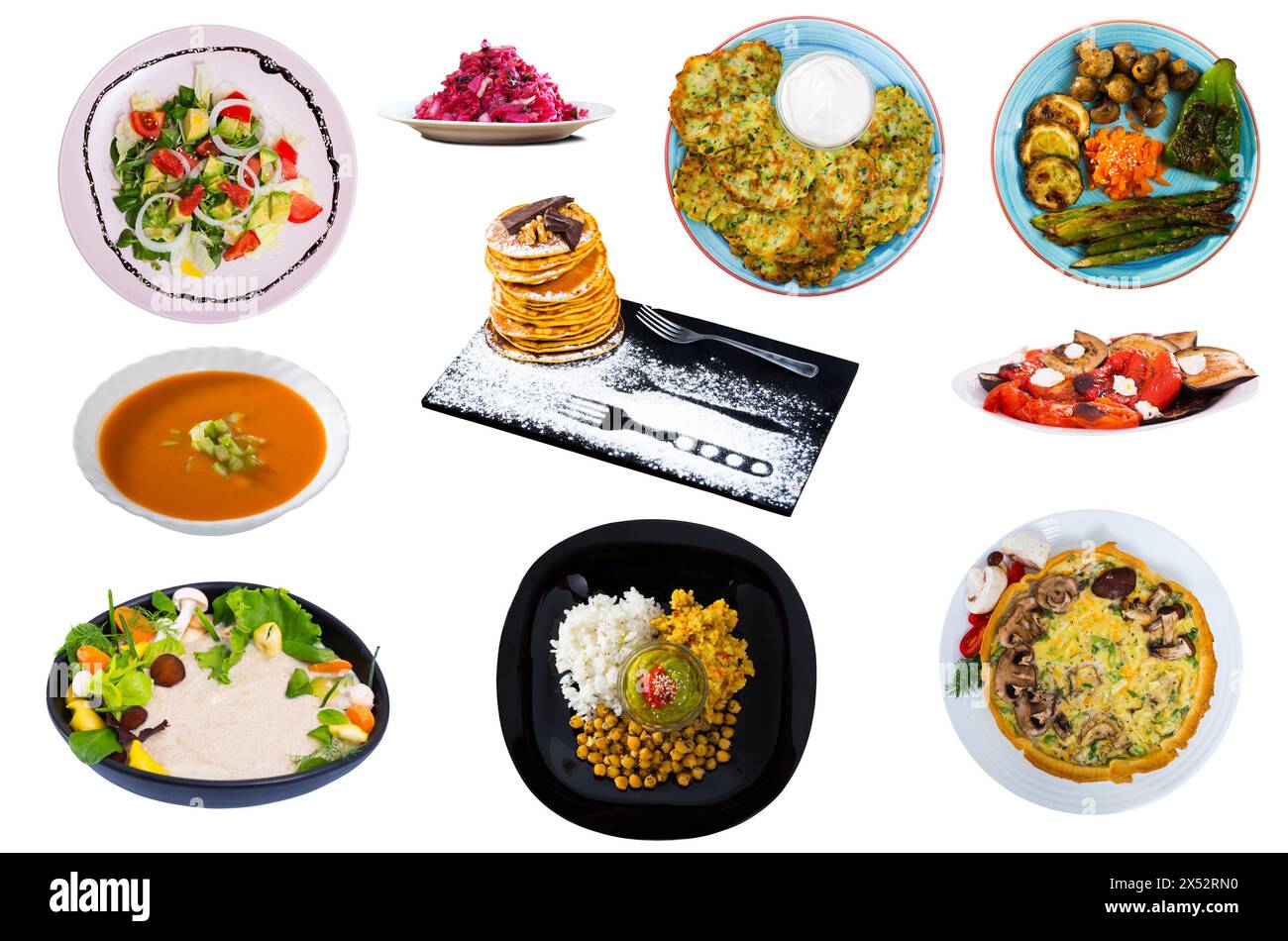 Healthy homemade meals collection hi-res stock photography and images ...