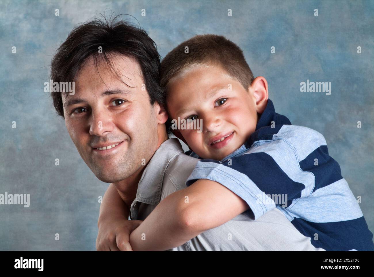 Italy, father and son portrait Stock Photo - Alamy