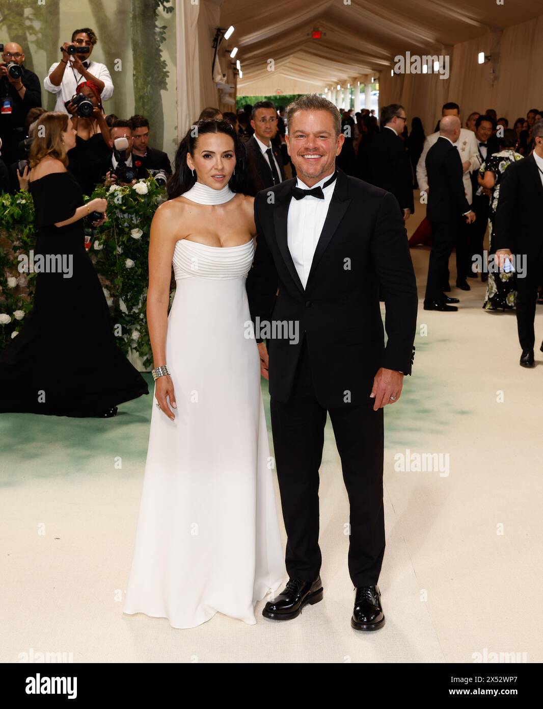 New York, United States. 06th May, 2024. Luciana Damon and Matt Damon ...