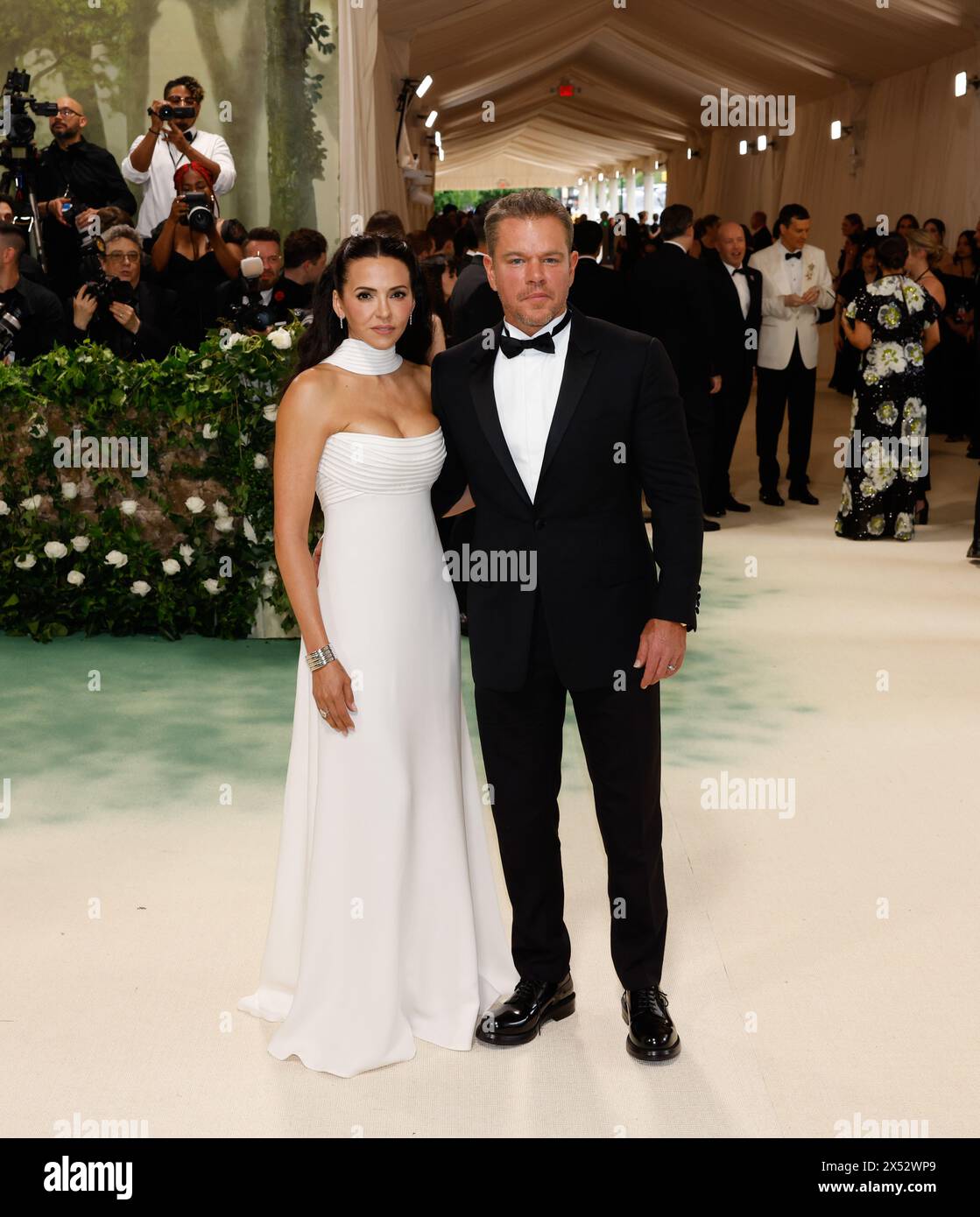 New York, United States. 06th May, 2024. Luciana Damon and Matt Damon ...