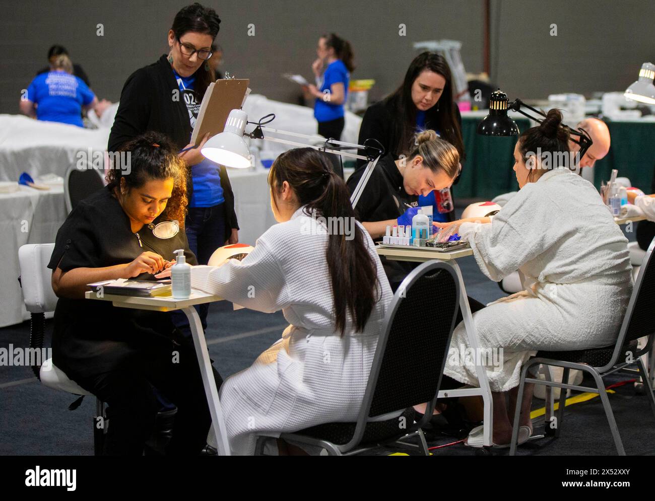 Toronto, Canada. 6th May, 2024. Students compete during the aesthetics ...