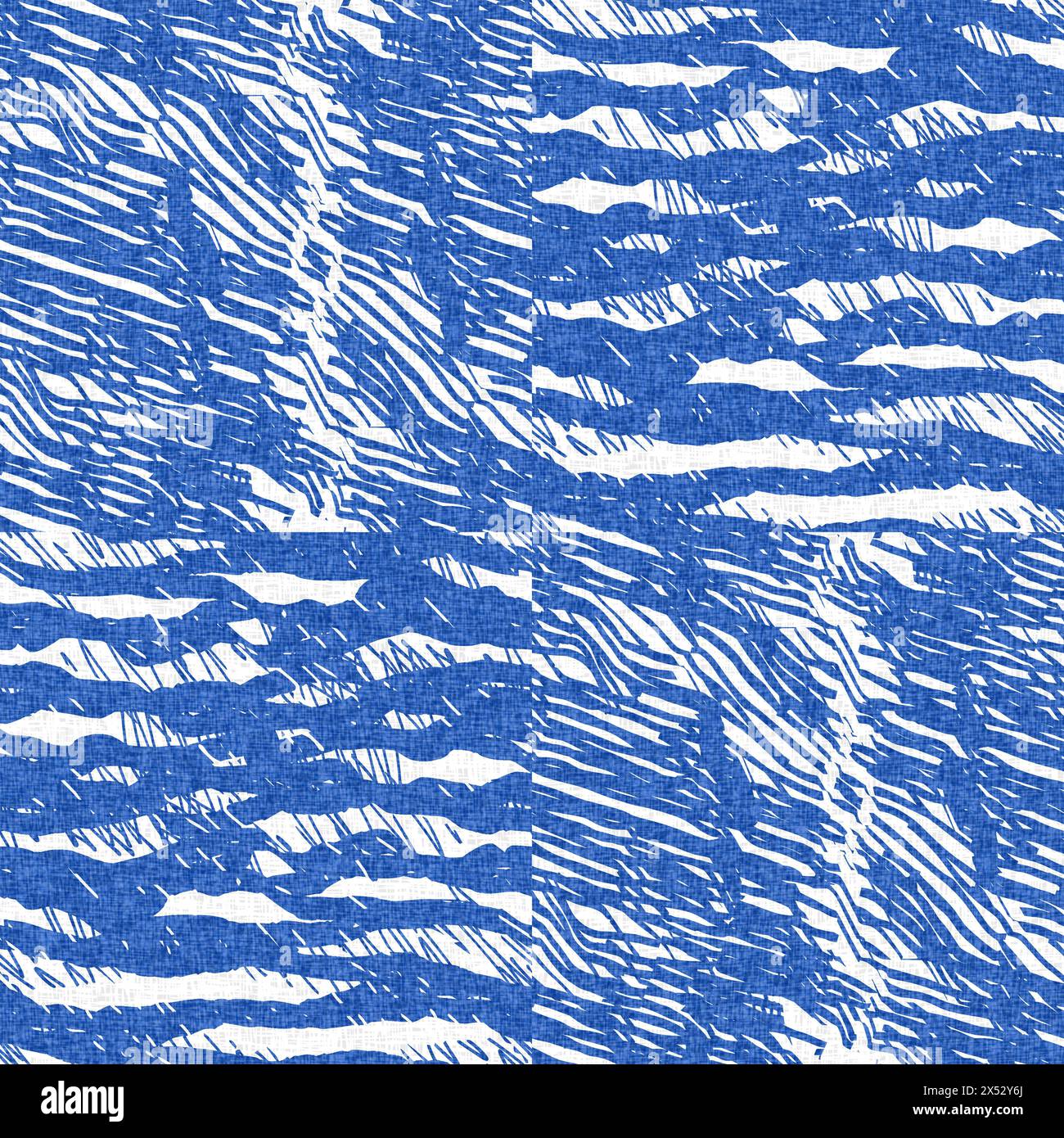 Coastal summer patchwork sail boat in azure ocean blue seamless ...