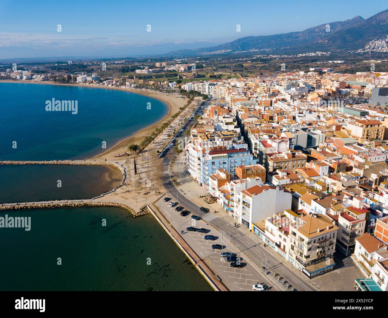 Costa brava roses promenade hi-res stock photography and images - Alamy