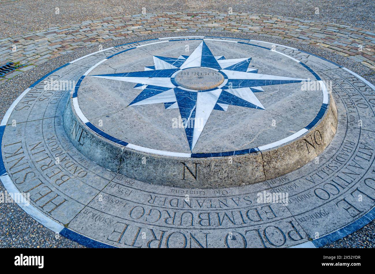 Spanish compass rose hi-res stock photography and images - Alamy