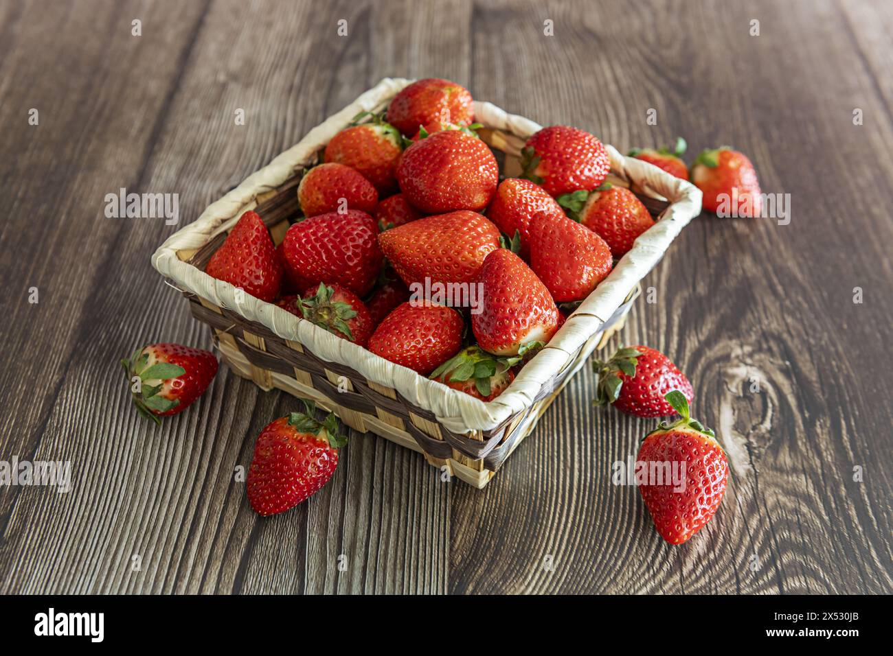 Strawberry The bright red fruits of several species give a special ...