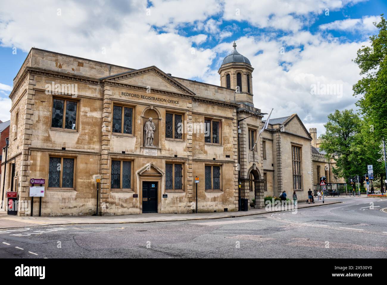 UK, Bedford, 5 July 2023, Bedford registration office, which was the ...