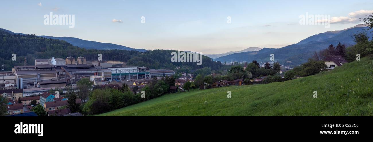 Voestalpine steelworks in the Donawitz district, known for the first ...