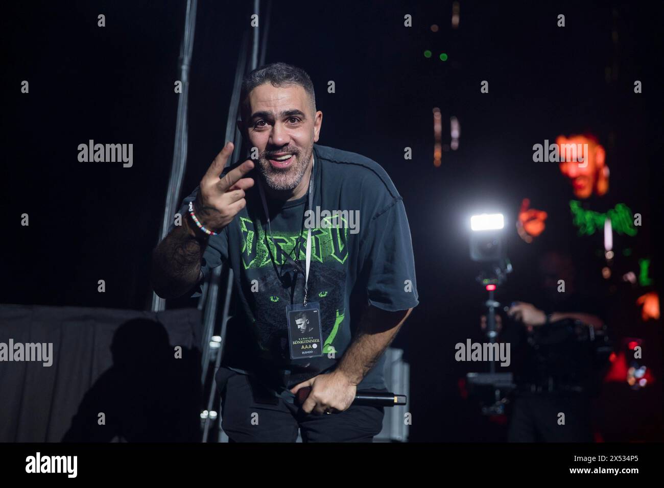 Bushido (real name: Aniseed Mohamed Youssef Ferchichi) live on Koenig ...