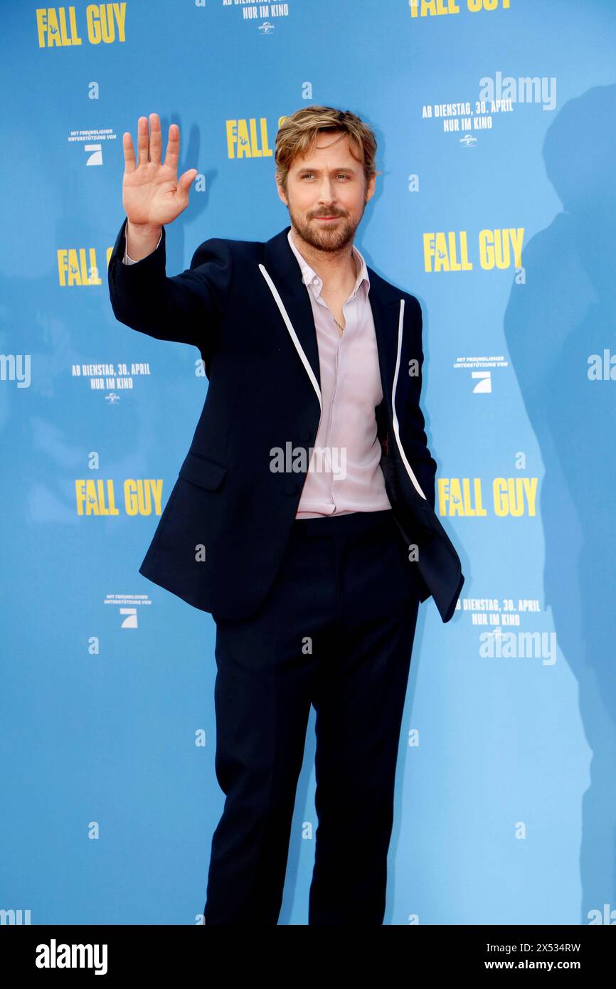 Ryan Gosling at the European premiere of Fall Guy at Uber Platz in ...