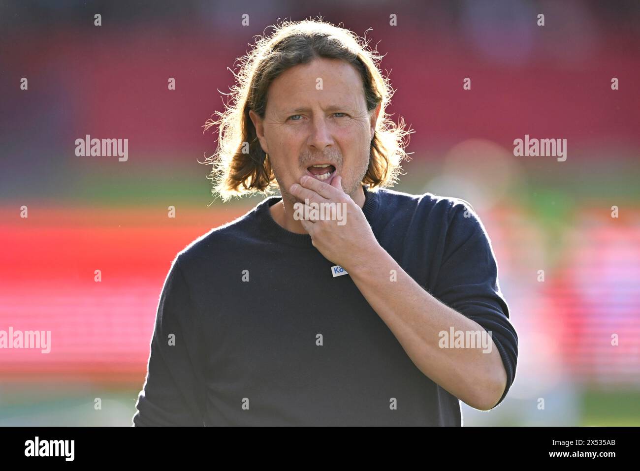 Coach Bo Henriksen 1. FSV Mainz 05, Portrait, pensive, Voith-Arena ...