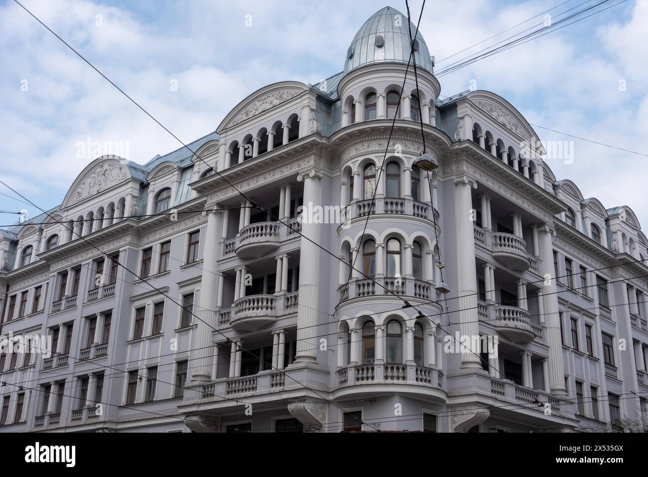 Former headquarters and prison of the Soviet secret service KGB, Riga ...