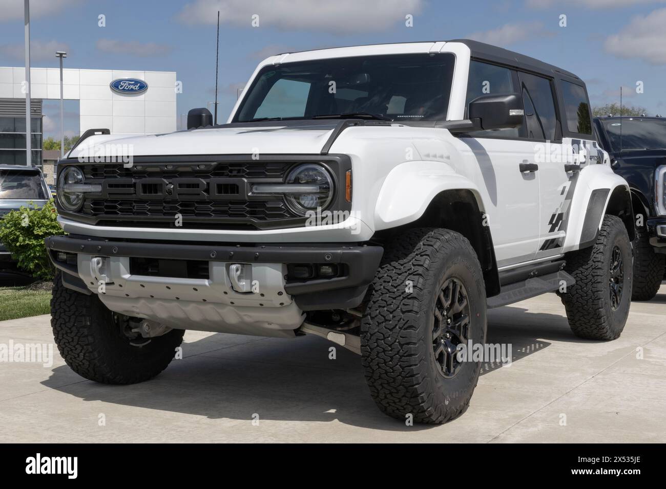 Kokomo - May 5, 2024: Ford Bronco Raptor dealership display. Ford ...