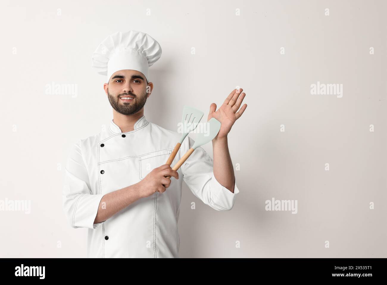 Professional kitchen utensils on white hi-res stock photography and ...