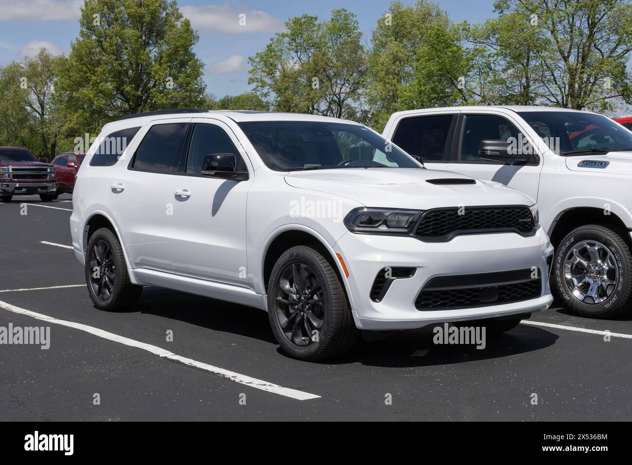 Kokomo - May 5, 2024: Dodge Durango GT Blacktop display at a dealership ...