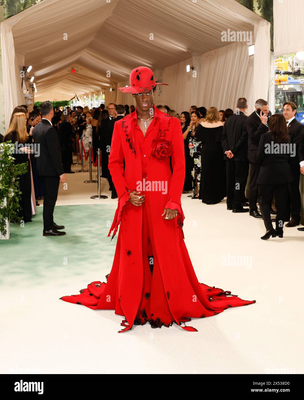 New York, United States. 06th May, 2024. Wisdom Kaye arrives on the red ...