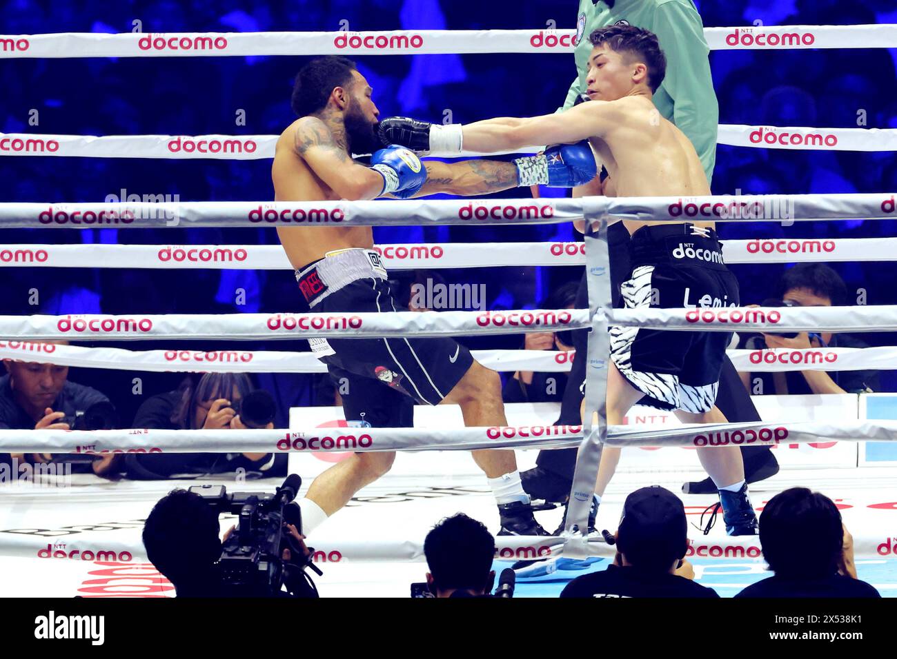Tokyo, Japan. 6th May, 2024. (L-R) Luis Nery (MEX), Naoya Inoue (JPN ...