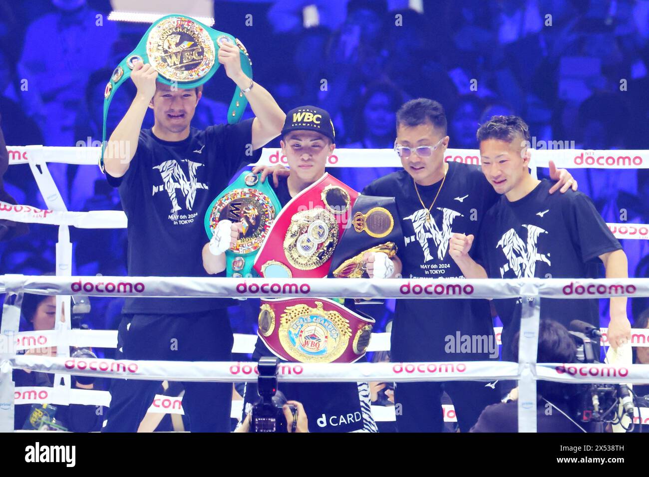 Tokyo, Japan. 6th May, 2024. (L-R) Koki Inoue, Naoya Inoue, Shingo ...