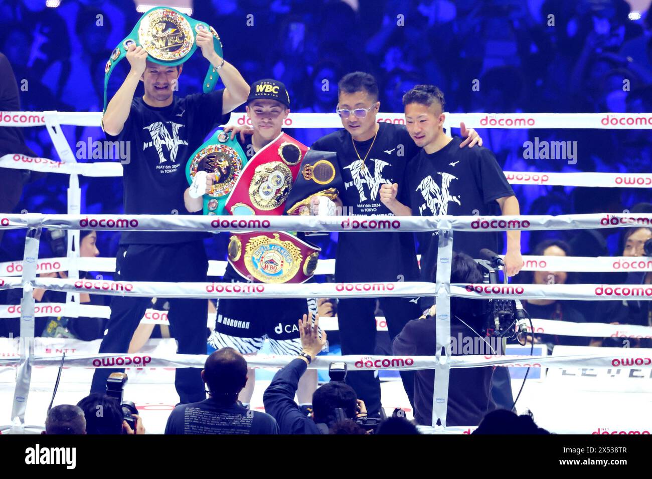 Tokyo, Japan. 6th May, 2024. (L-R) Koki Inoue, Naoya Inoue, Shingo ...