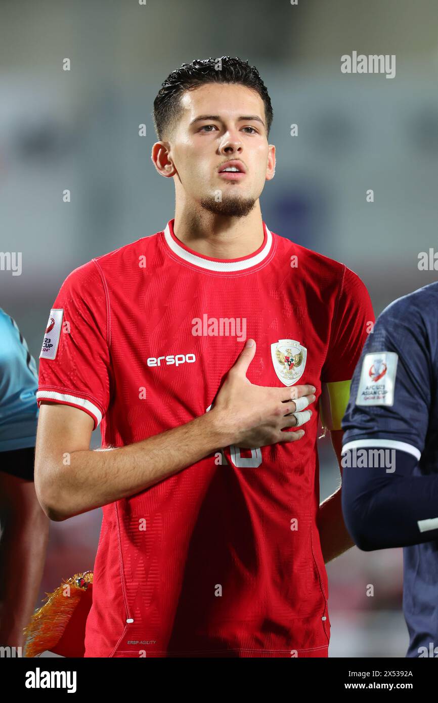 Doha, Qatar. 2nd May, 2024. Justin Hubner (INA) Football/Soccer : AFC ...