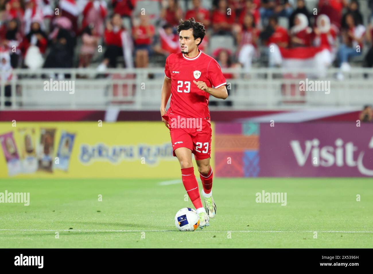 Doha, Qatar. 2nd May, 2024. Nathan Tjoe-A-On (INA) Football/Soccer ...