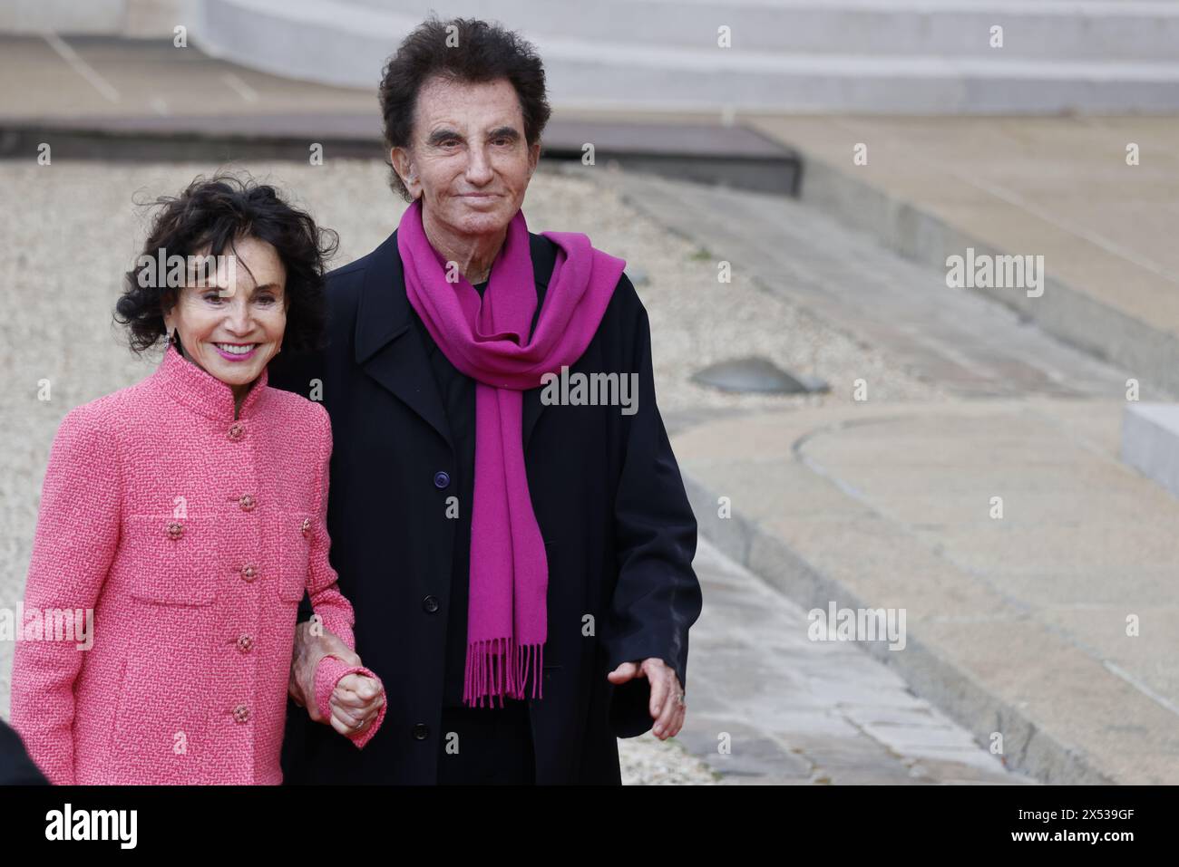 Paris, France. 6th May, 2024. Monique and Jack Lang attend the State ...