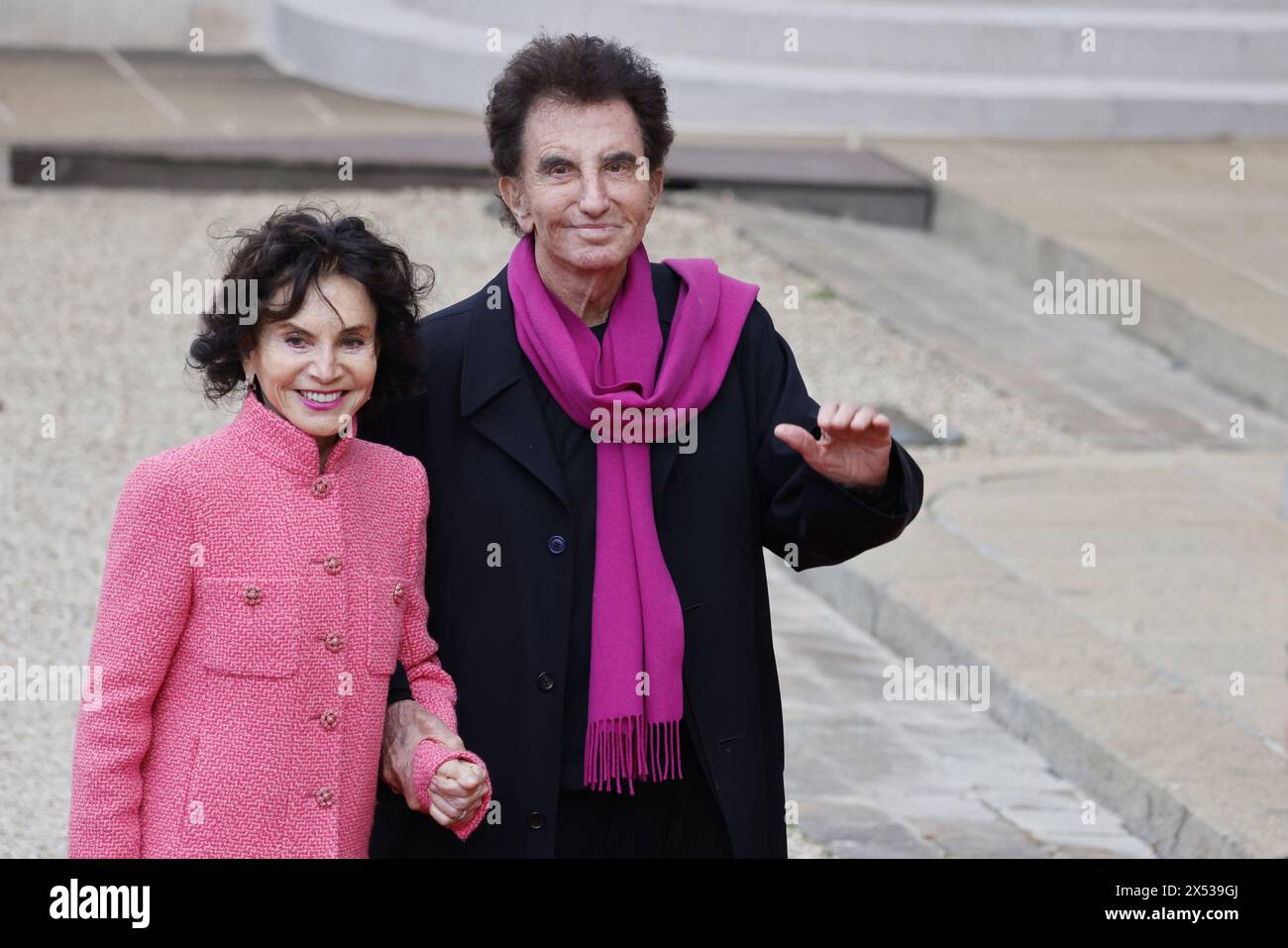 Paris, France. 6th May, 2024. Monique and Jack Lang attend the State ...